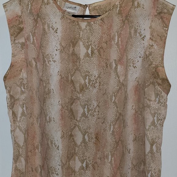 Tops | Snake Print Blouse | Poshmark